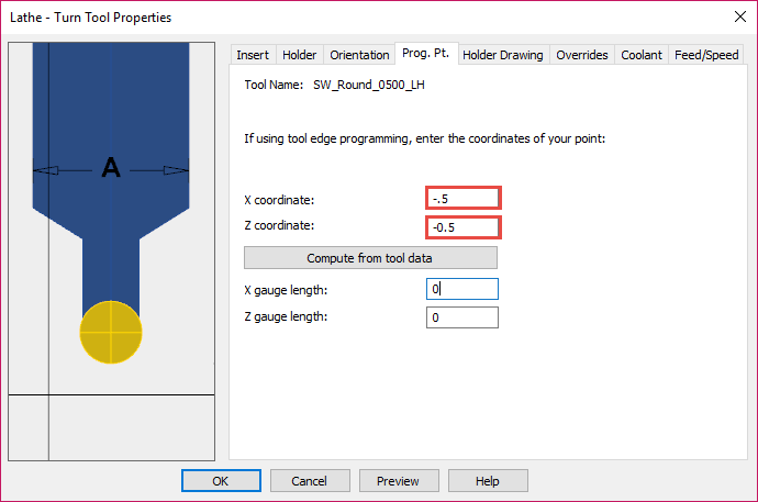 Programming from geometry is causing inaccurate NC code in FeatureCAM