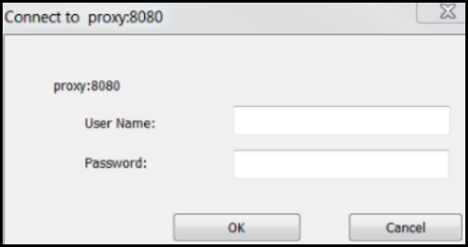 AutoCAD - popping up Connect to proxy:8080
