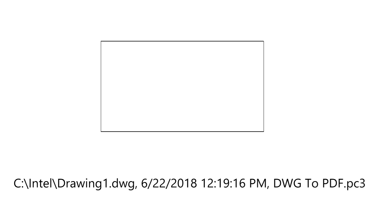 How to remove filename path in the PDF plotted from AutoCAD