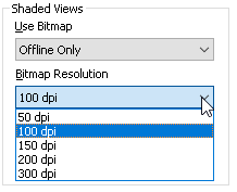 How to enhance the quality of shaded views in Inventor drawings