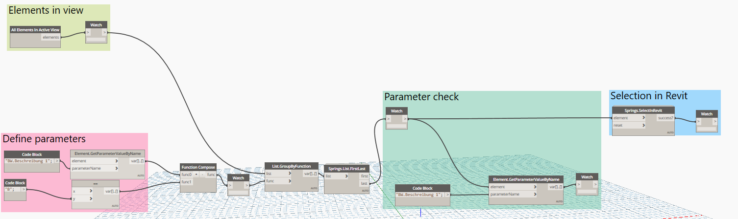 How to select elements in Revit by parameter