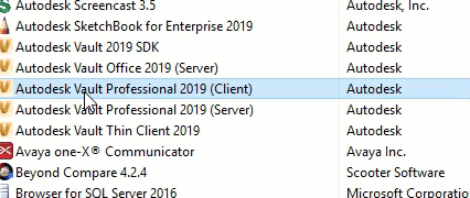 Uninstalling and reinstalling the Vault Client