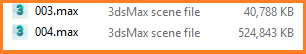 3ds Max scene files increase in size and save or load times