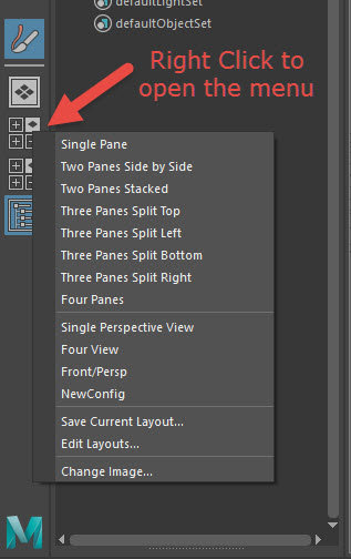 Adding More Layout Buttons To The Quick Layout Buttons In Maya Maya Autodesk Knowledge Network