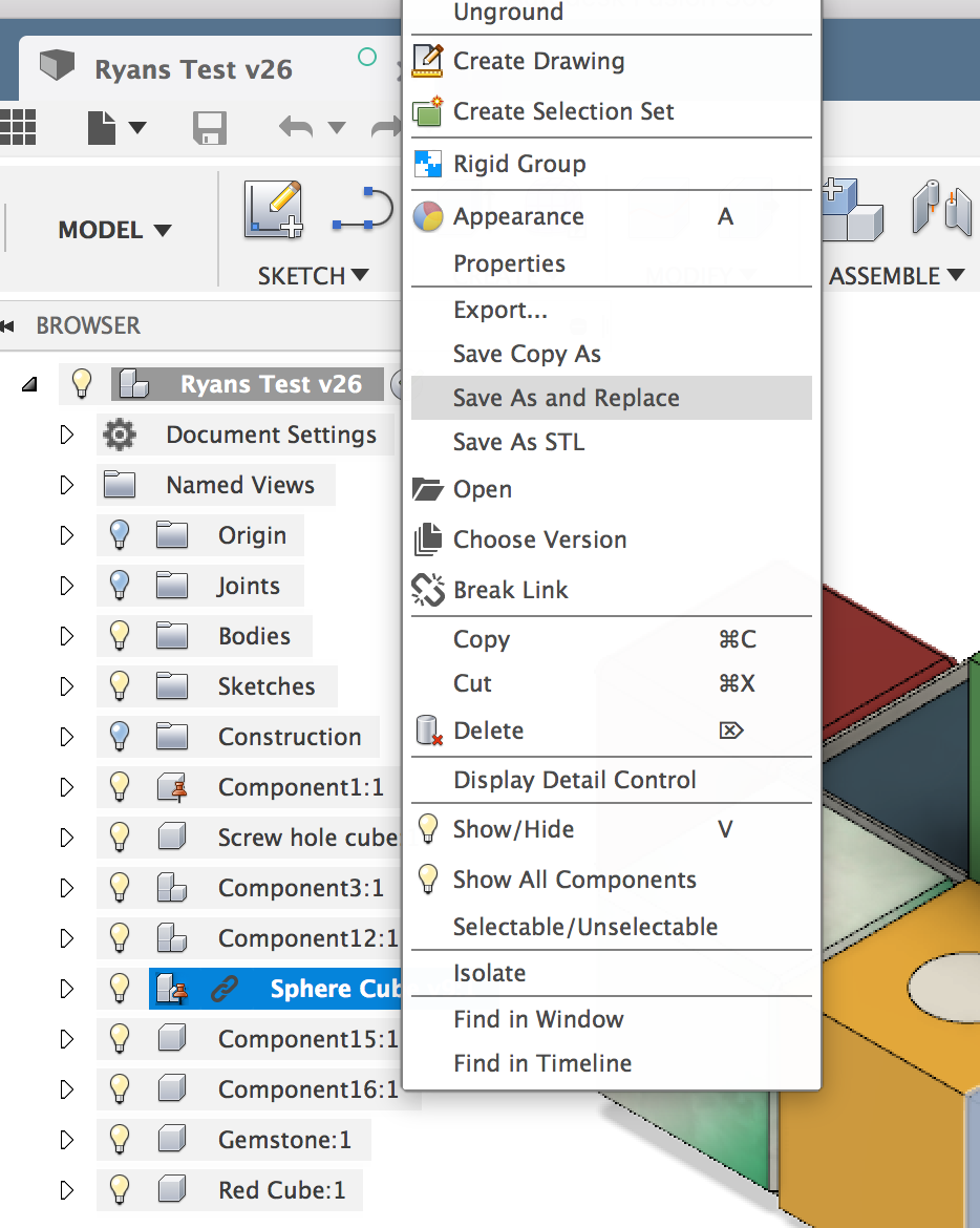 Replacing Linked Components In Fusion 360 Fusion 360 Autodesk 