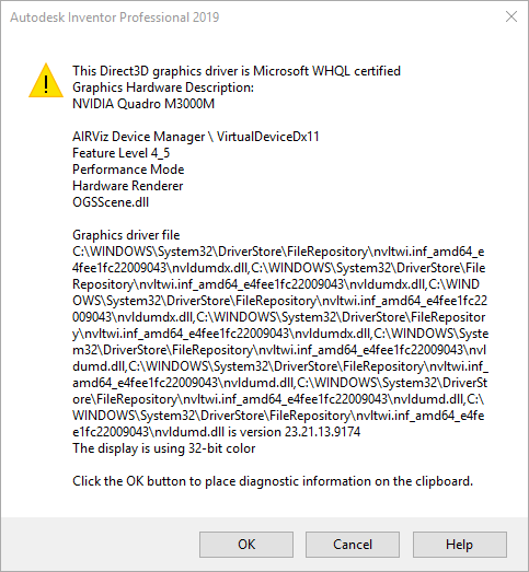 How do I gather Inventors Hardware Diagnostics information?