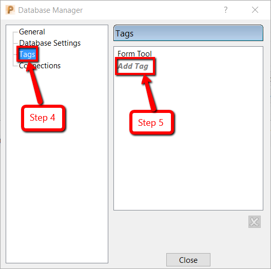 Erstellen und Anwenden von Tool-Tags und -Verbindungen in PowerMill
