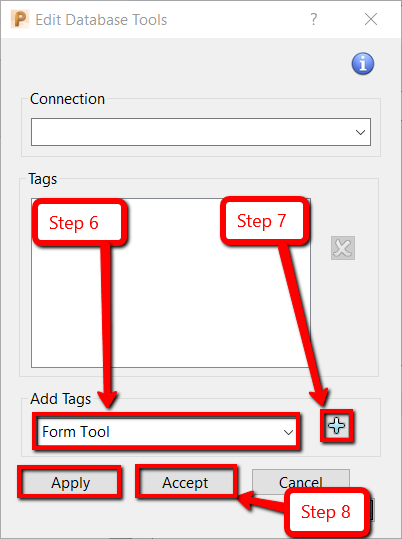 How to create and apply tool tags and connections in PowerMill