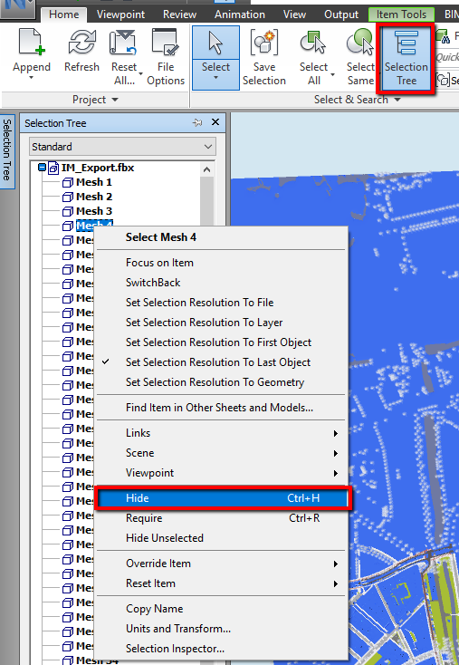 How To Permanently Hide Lock Or Delete A DWG In A Navisworks NWF File 
