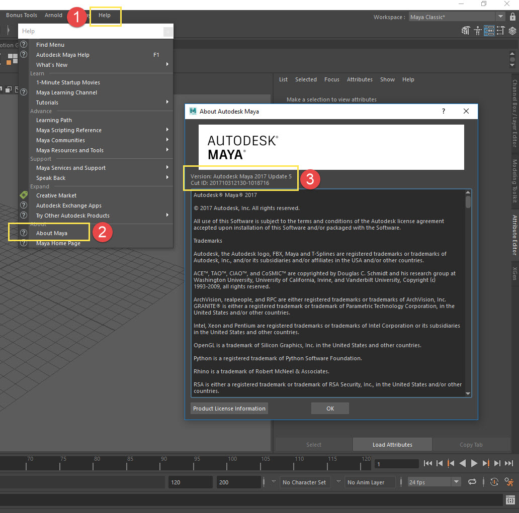 Outliner is empty in Maya 2017