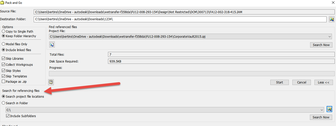 How to include all the parts drawings in a Pack and Go of an Inventor ...
