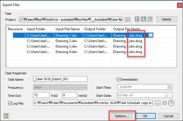 How to batch convert Inventor IDW/DWG to AutoCAD DWG
