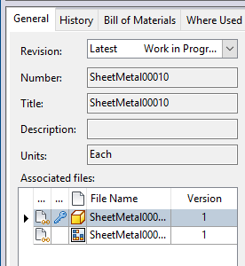 "Associated drawing files cannot be assigned to items. Associate the ...