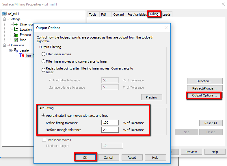 How to arcfit 3D toolpaths in FeatureCAM.
