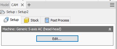 How to find or create a machine configuration for Inventor CAM