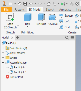 Update stuck in derived Inventor part when derived from Positional ...