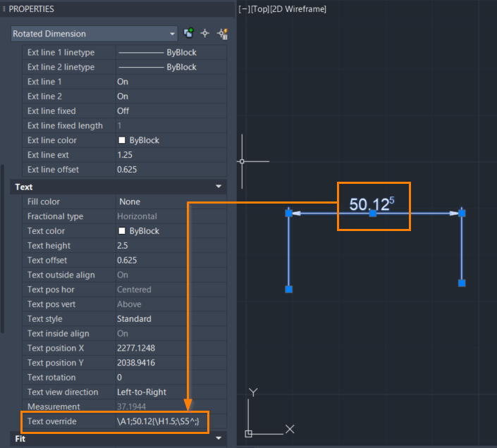 Verwenden Von Hochgestelltem Text In Bema ungen In AutoCAD Und AutoCAD 