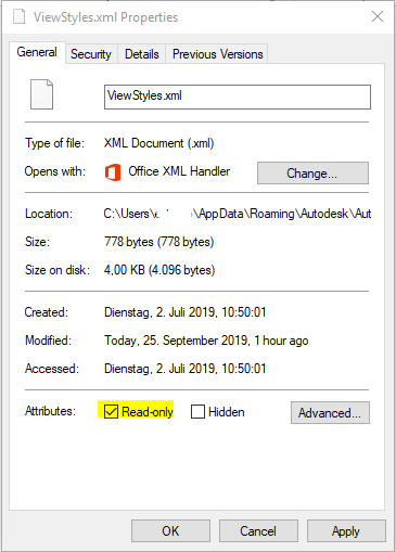 Changes to View definitions are lost after Vault Client restart