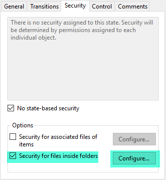 How to reset and apply custom security to file(s) inside a Vault ...