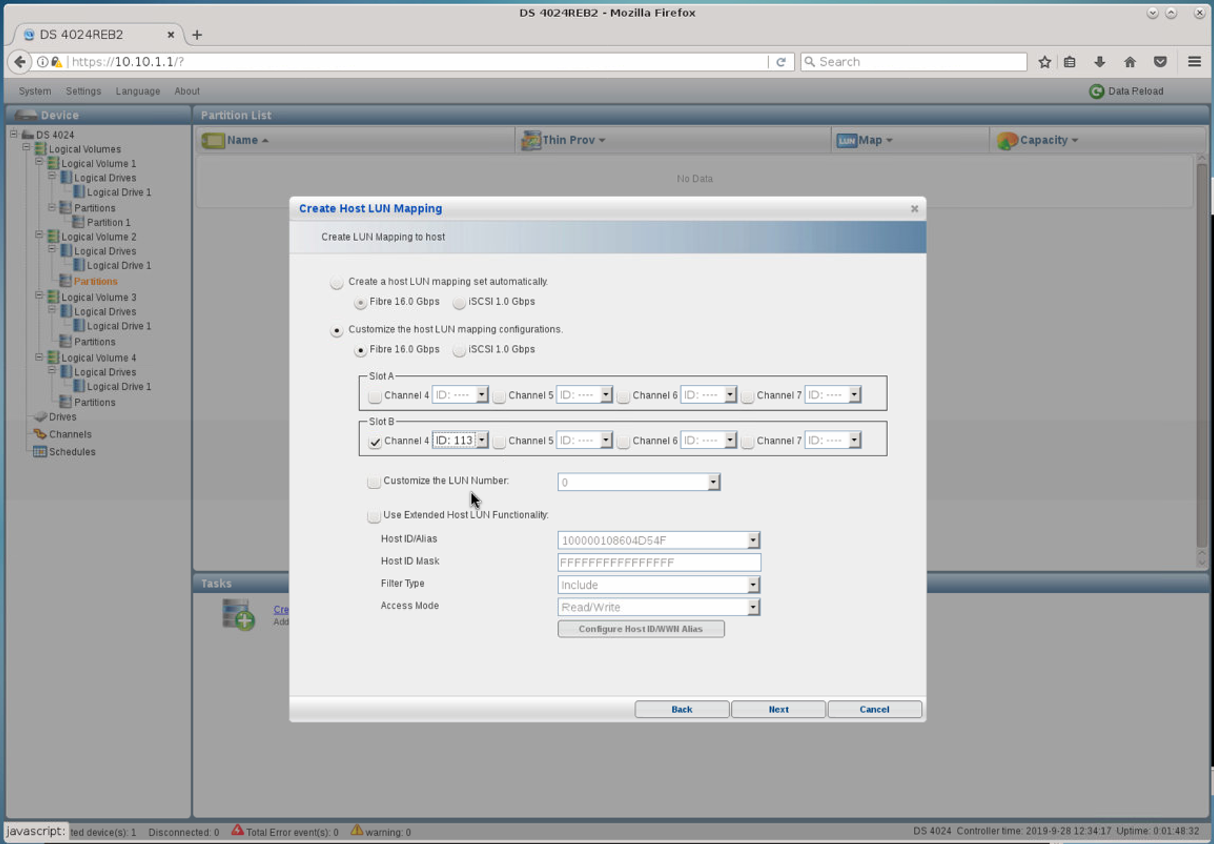 如何将 EonStor DS 4024 配置为 Flame 的媒体存储