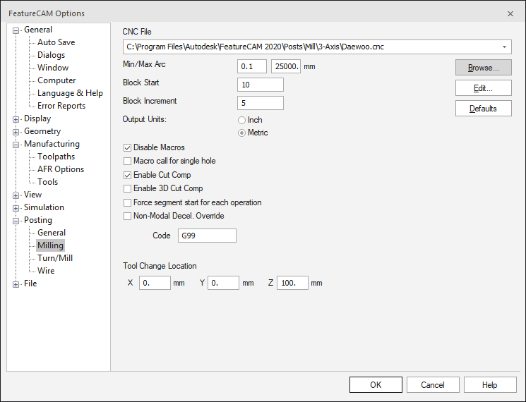 如何将后处理器加载到 FeatureCAM