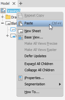 "One or more drawing views are currently in raster state" is shown when ...