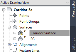 How to build a corridor surface in Civil 3D
