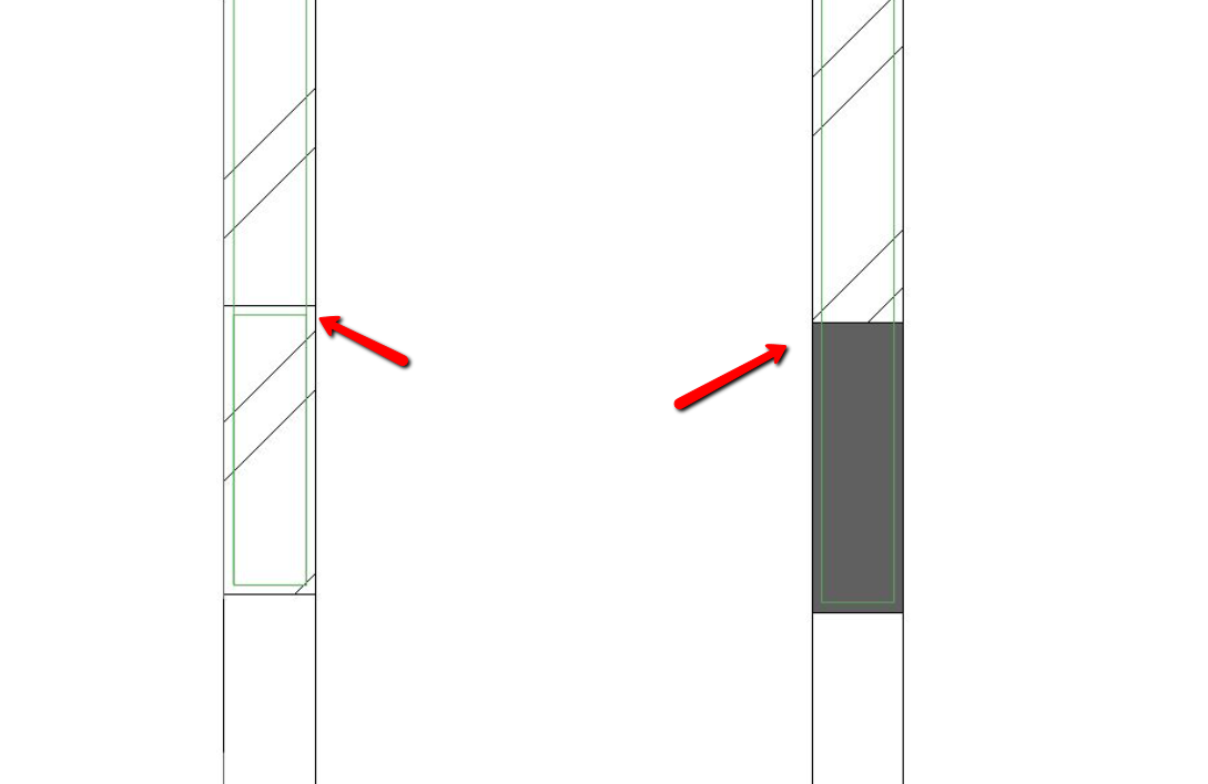 Rebar covers' shape change at joining geometry in Revit