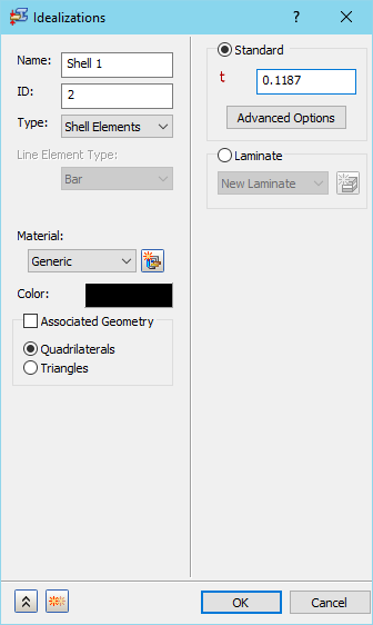Proper shell idealization to get correct simulation results in Nastran