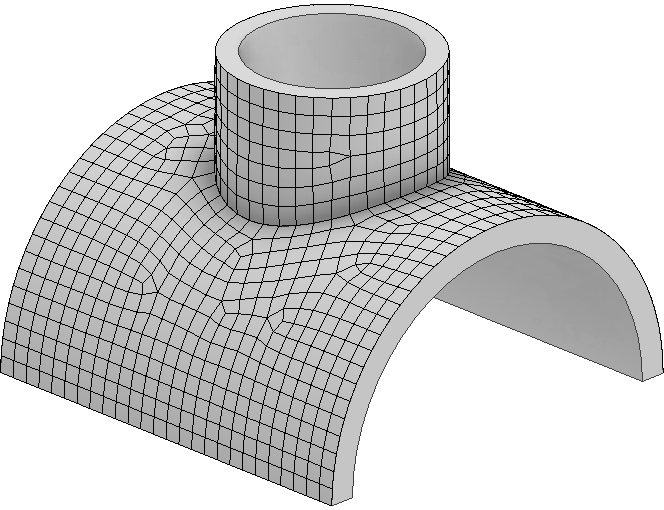 Proper shell idealization to get correct simulation results in Nastran