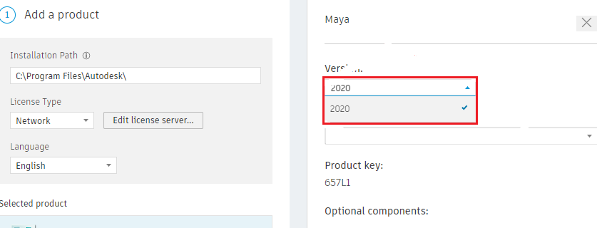 Unable to create an online deployment for a Maya sub-release (e.g. 2020.1 or 2020.2) from the ...