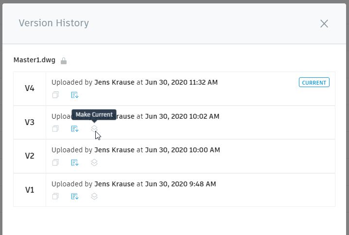 How to recover an earlier file version in BIM 360