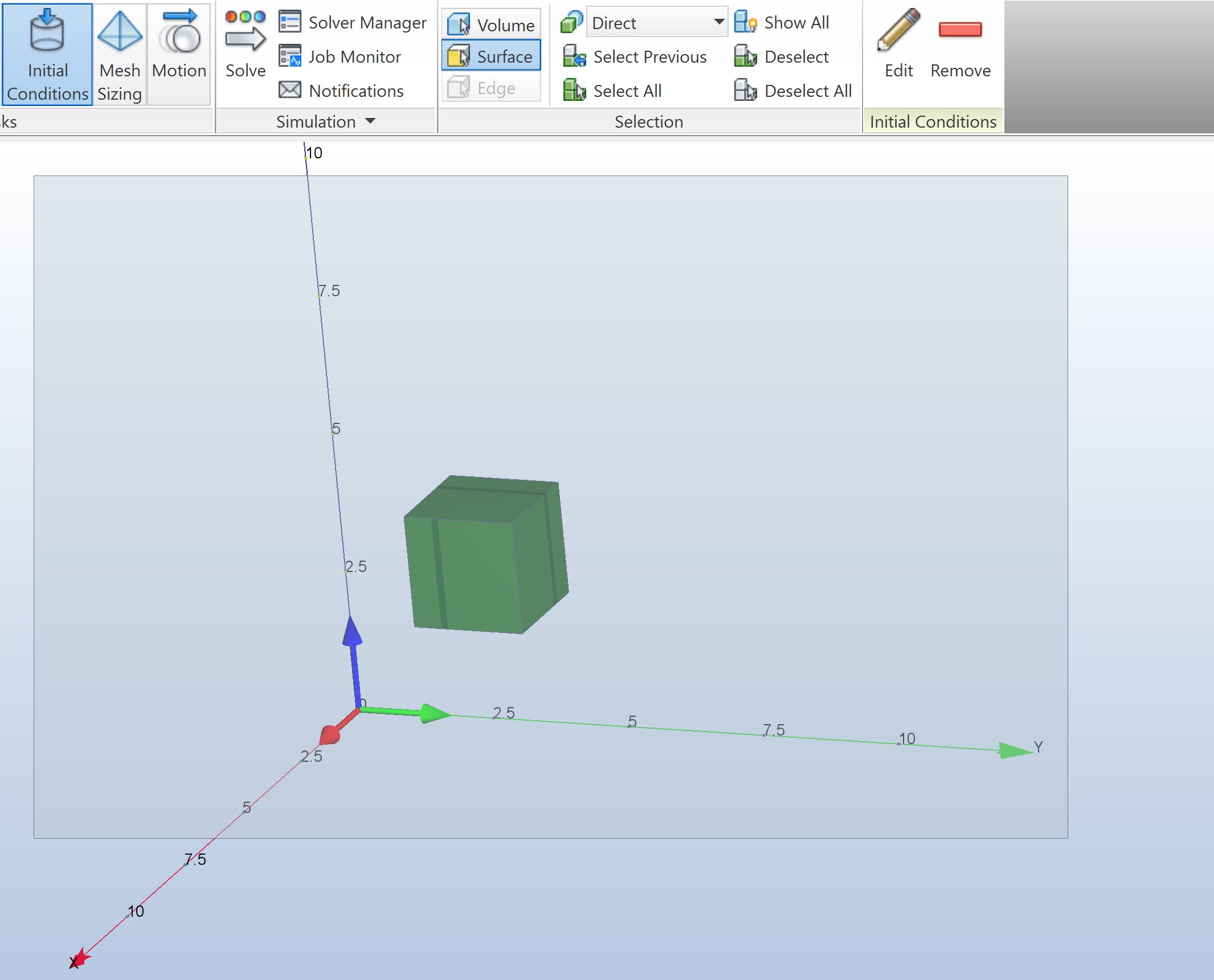 Setting solid body initial condition of temperature in Autodesk CFD is different on the surface ...