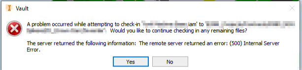 "The server returned the following information: The remote server ...