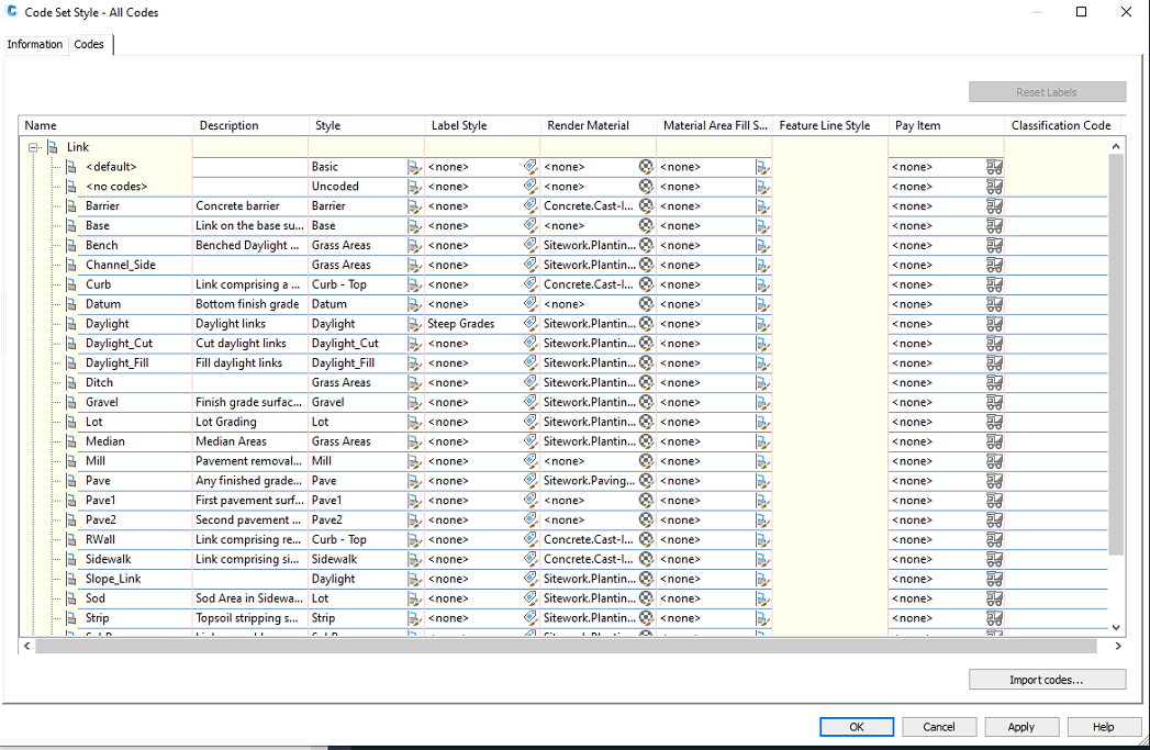InfraWorks에서 코리더 커버리지가 있는 Civil 3D DWG를 열면 스타일 규칙 팔레트에 커버리지가 표시되지 않음