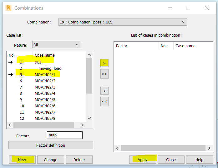Incorrect or too small results for load combinations including moving ...