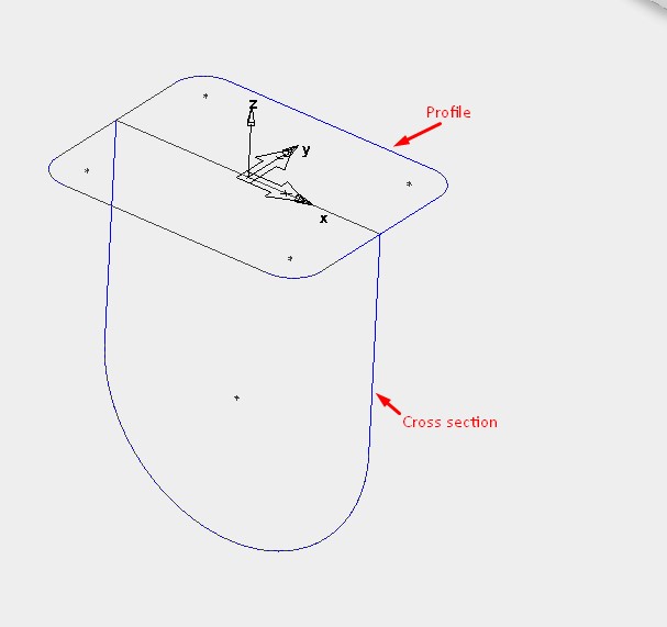 Milling a pocket with a bottom rad on two sides out of four using FeatureCAM standard.