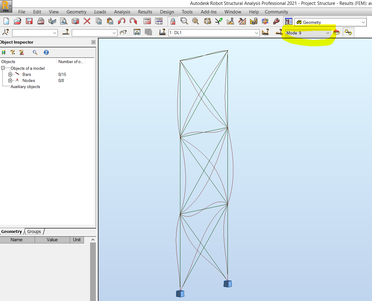 Is there any way to filter out local modes while global buckling calculation in Robot Structural ...