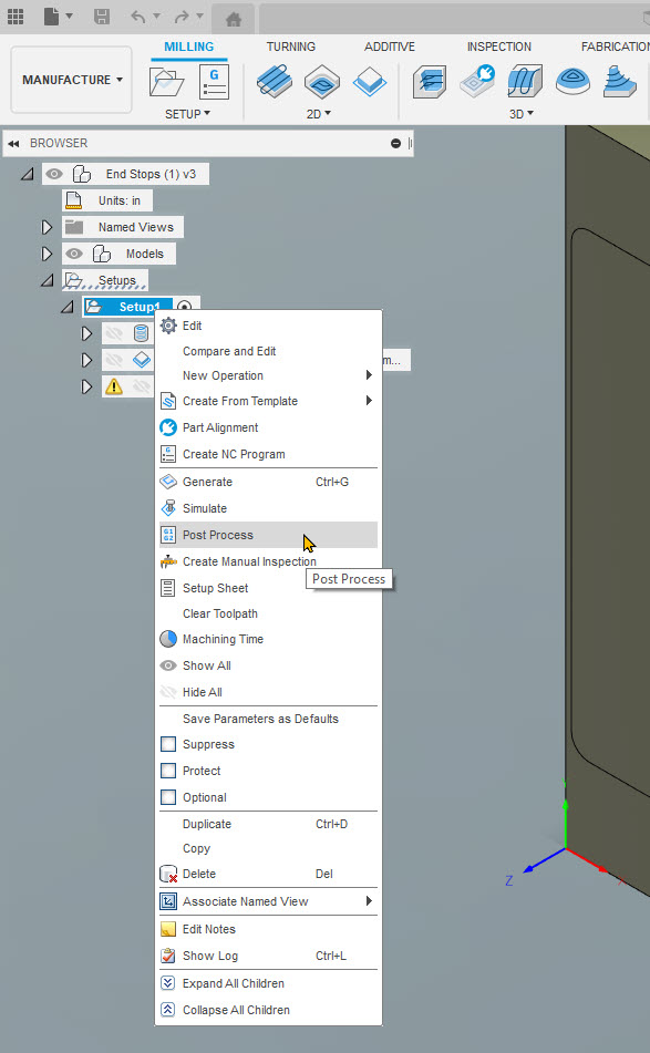 So Exportieren Sie NC Code Aus Fusion 360