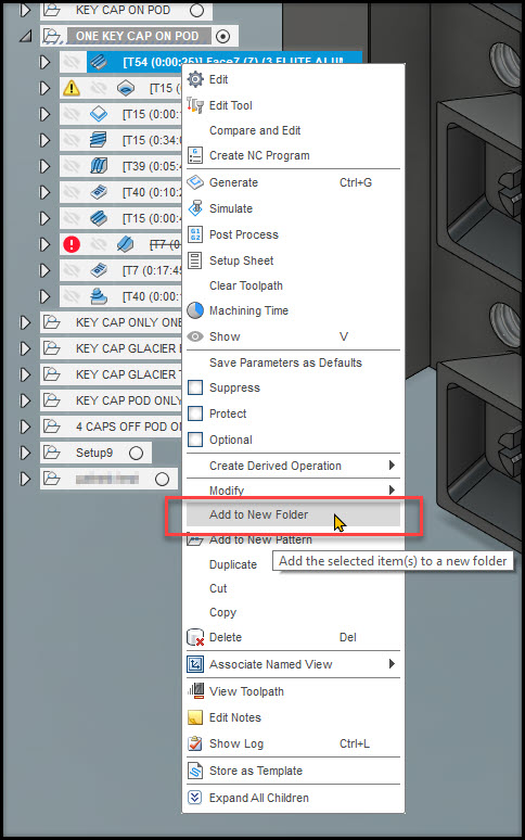 Fusion Help | Managing the CAM Browser in Fusion for large machining ...