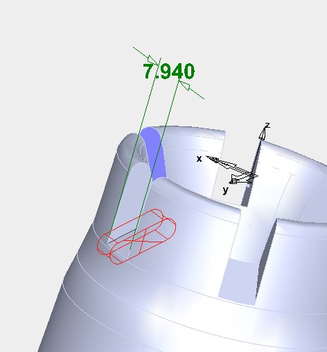 How to create a slot around the index axis using a Side mill tool in FeatureCAM