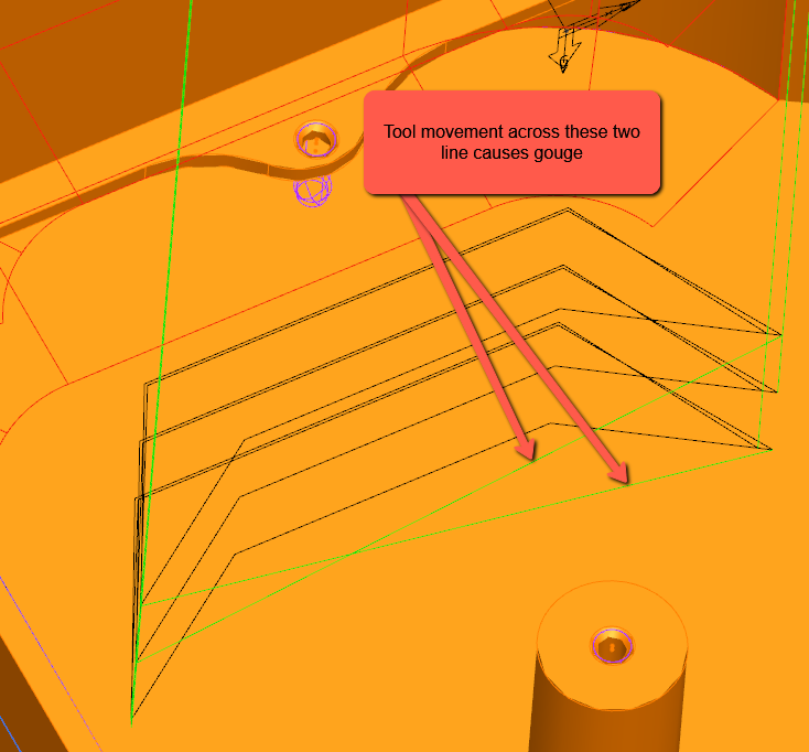 How to stop woodruff cutter from moving straight across to the original ...