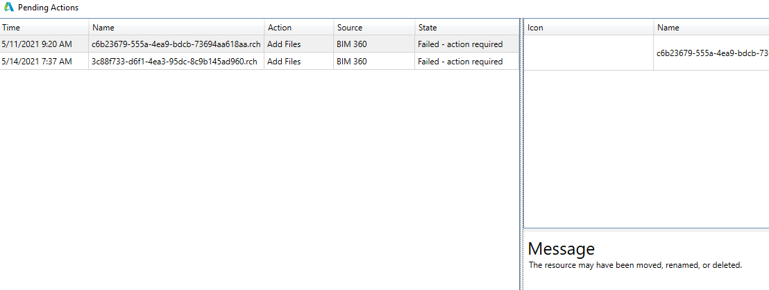 The Resource May Have Been Moved Renamed Or Deleted When Publishing A File In Autodesk Docs