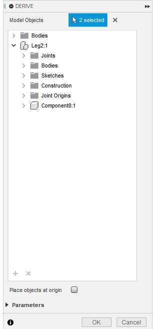 How to create a design that is based upon another design in Fusion.