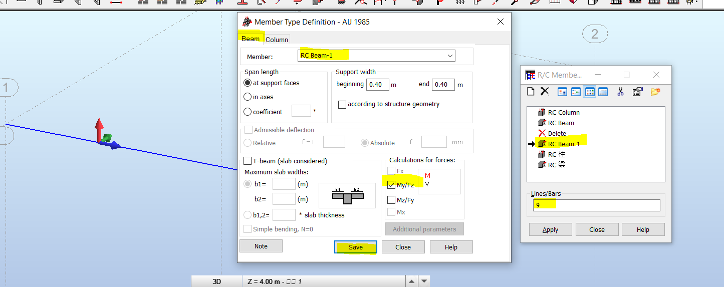 RC beam required reinforcement different than expected in Robot Structural Analysis