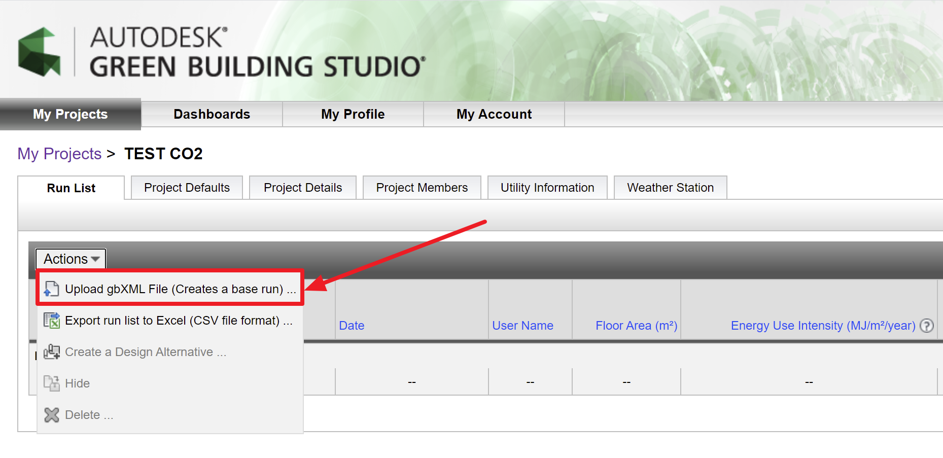 Carbon Footprint is not calculated for projects in Green Building ...
