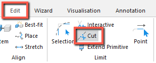 How to use Limit Cut command in Powershape.