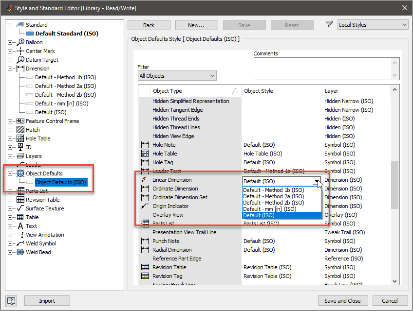 How To Set Default Dimension Style In Inventor Drawing Inventor Autodesk Knowledge Network