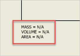 Properties are shown as N/A in Inventor drawing and Vault batch plot