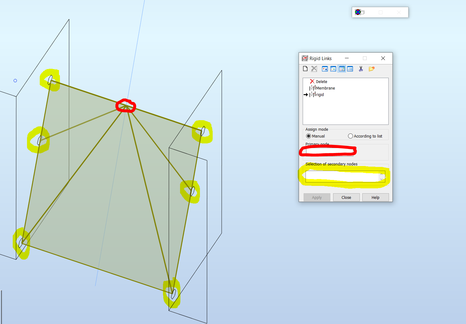 How to simulate load transfer in bolted connections for shell elements ...